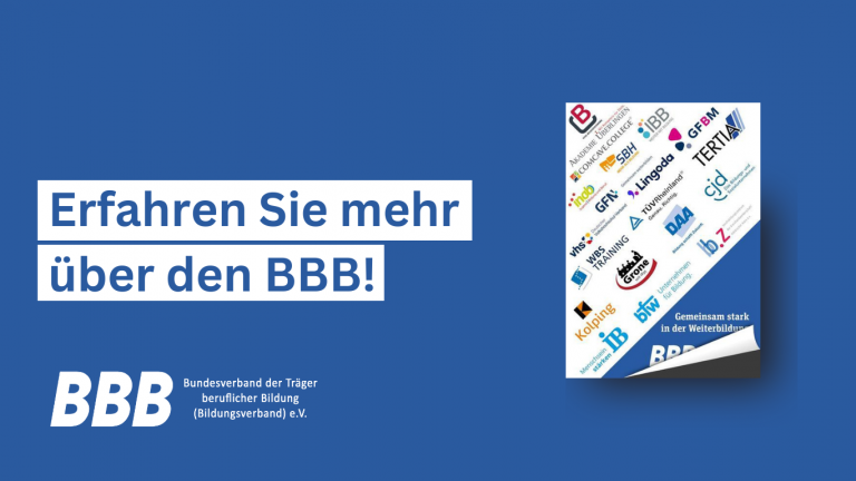 Bildungsverband | BBB – Bundesverband der Träger beruflicher Bildung